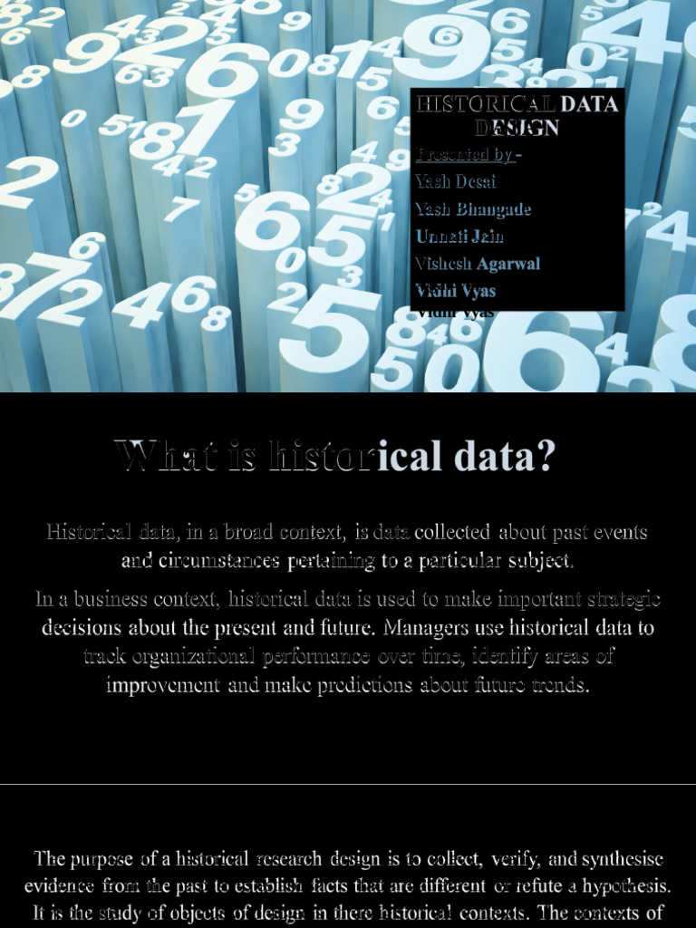 Understanding Historical Data Research | PDF | Primary Sources | Science