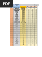 Staff Dutty Rota 2024 | PDF