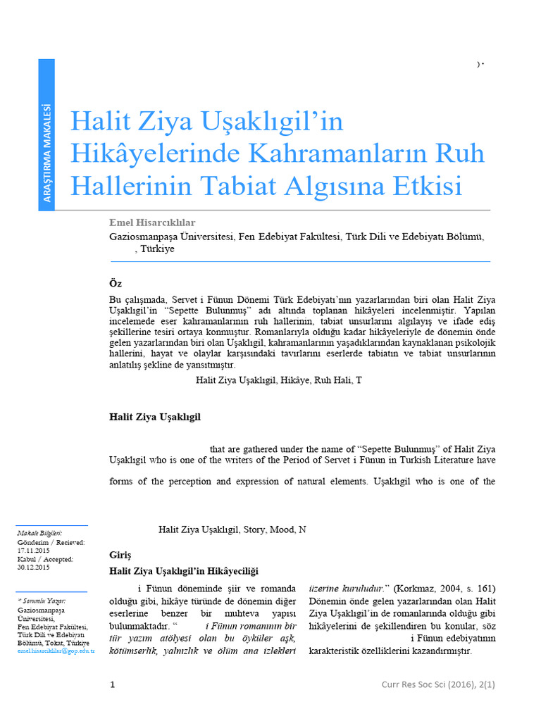 Halit Ziya U - Akl - Gil - in Hik - Yelerinde Kahramanlar - N Ruh ...