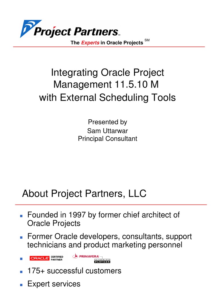 Oracle Project Integration with Tools | PDF | Business | Technology ...