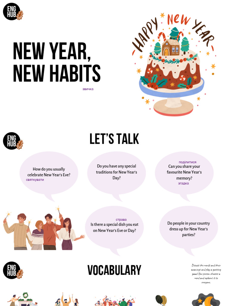 A1-A2 New Year, New Habits TV | PDF