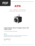 Nema 17 Stepper Motor Specifications | PDF | Manufactured Goods ...