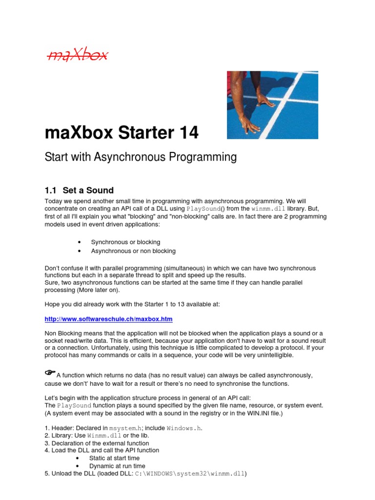 Maxbox Starter 14: Start With Asynchronous Programming | PDF | Process (Computing) | Thread ...