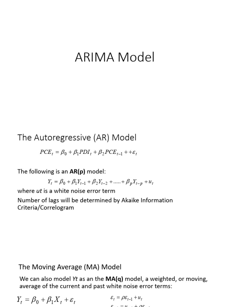 11 ARIMA Model | PDF
