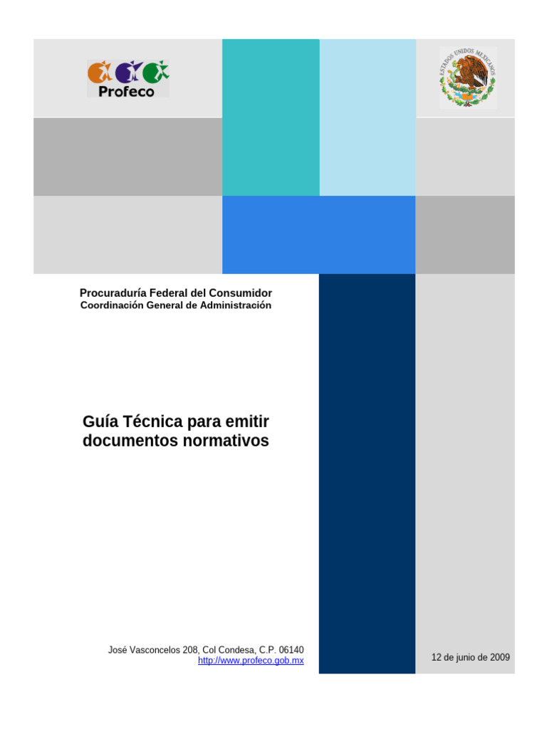 Guía Profeco para Documentos Normativos | PDF