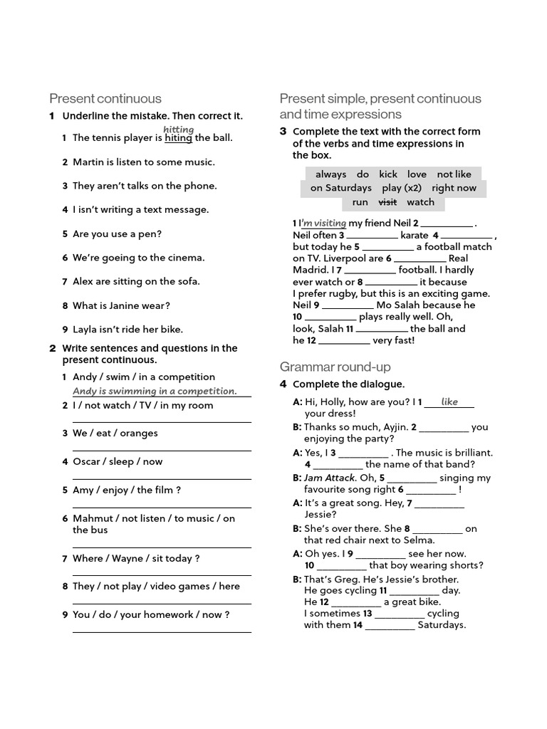 WeBe L1 U3 Grammar Higher | PDF | Grammar | Linguistics