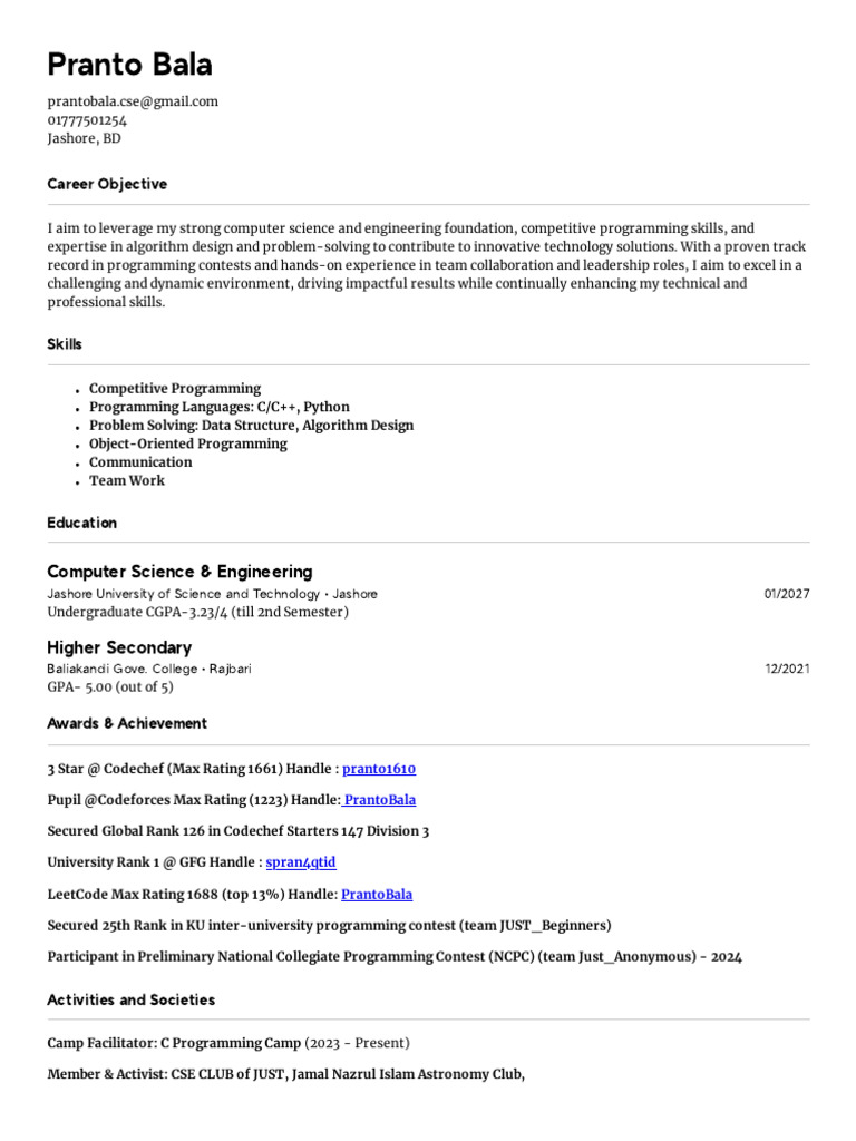 My Resume (4) | PDF
