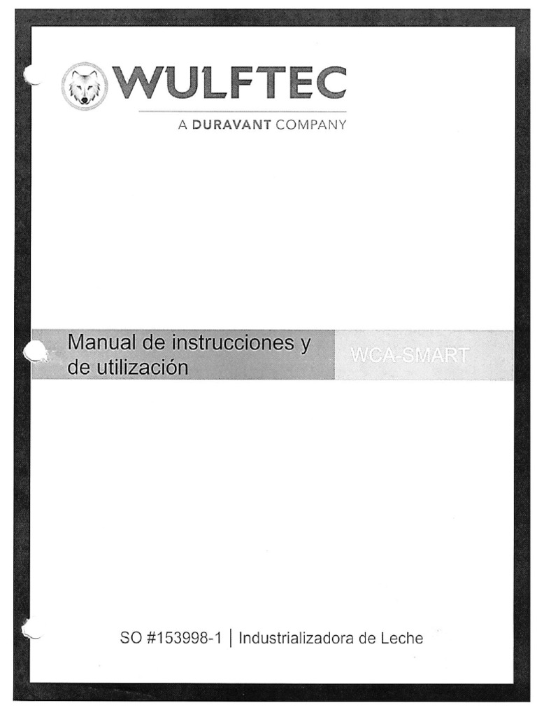 Wulftec - Manual de Instrucciones y Utilización | PDF