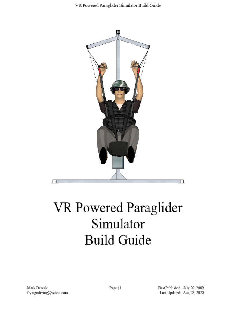 VR Powered Paraglider Simulator Build Guide 2020 08 29 | PDF ...