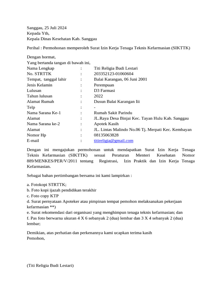 Document Dinkes | PDF