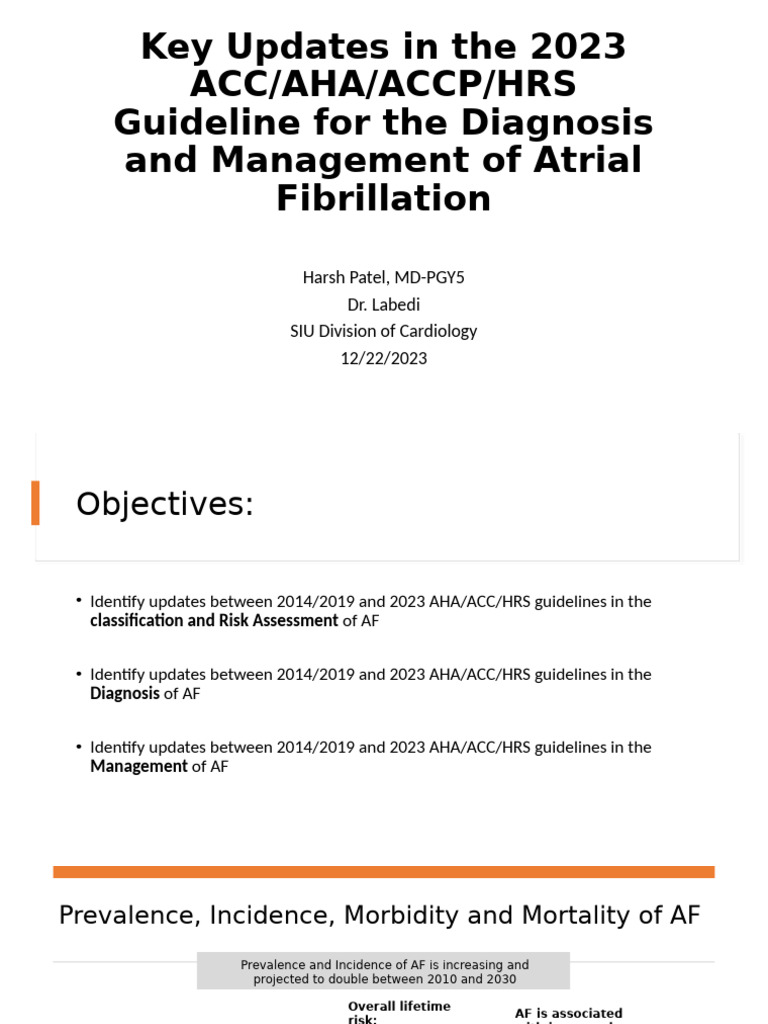 AF Guidelines | PDF | Stroke | Clinical Medicine