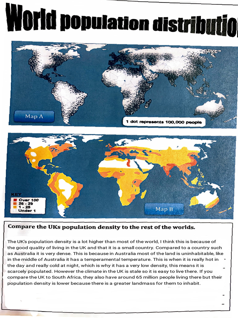 UK vs World Population Density | PDF