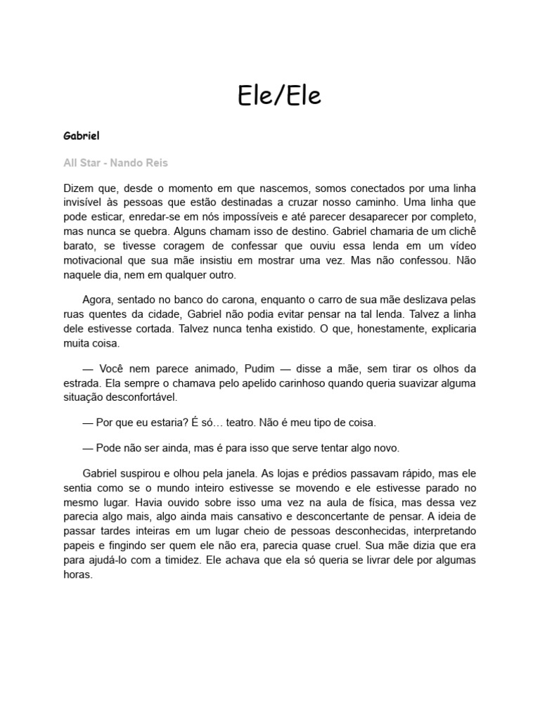 Ele_Ele | PDF | Pensamento | Tempo