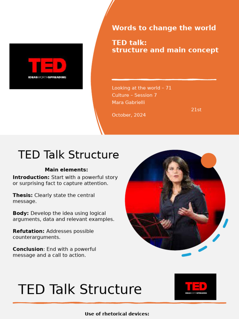S7 - TED Talk Main Elements and Structure | PDF | Emotions | Violence