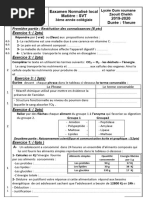 SVT 1bac SM Semestre 2 Devoir 1 Modele 1 1 | PDF