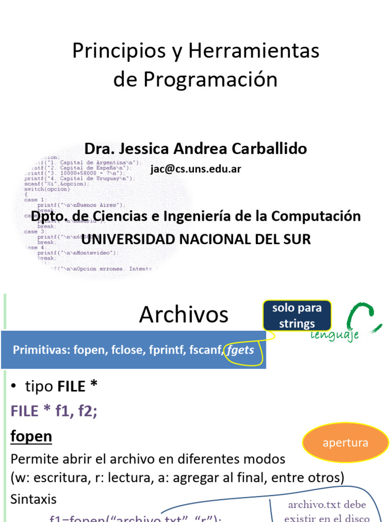 C - Clase 4 | PDF | Lenguaje de programación | Biblioteca (informática)