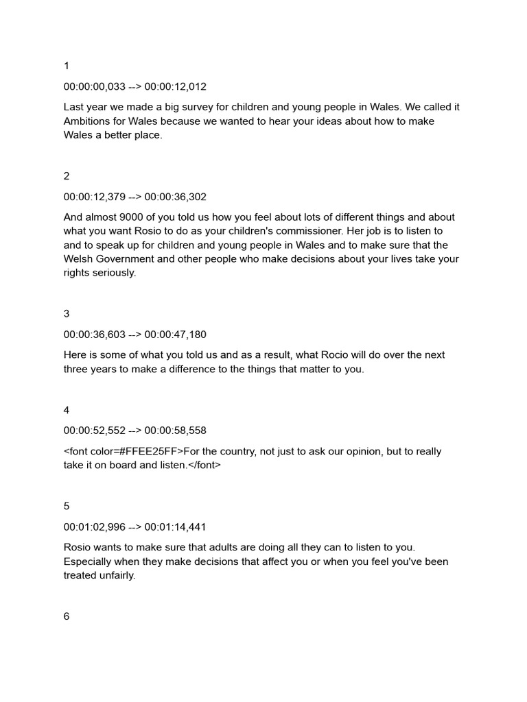 Transaltion Script Prep 3 Child Communication Wales | PDF
