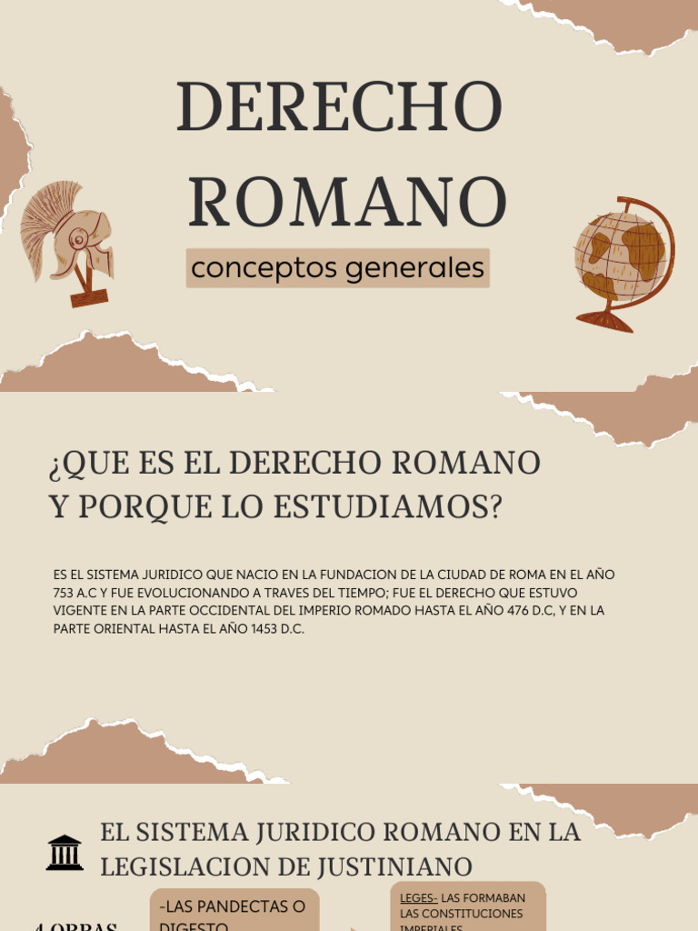 Introducción al Derecho Romano | PDF | Ley romana | Jurisprudencia