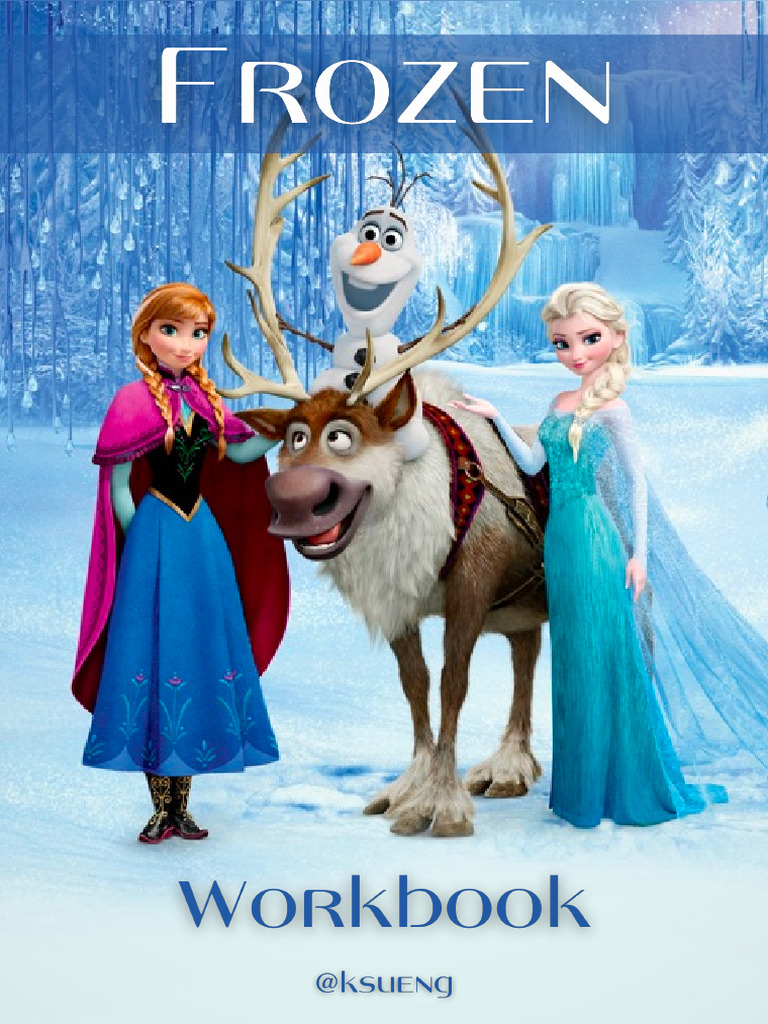 Workbook Frozen | PDF | Walt Disney Animation Studios | Musical Theatre ...