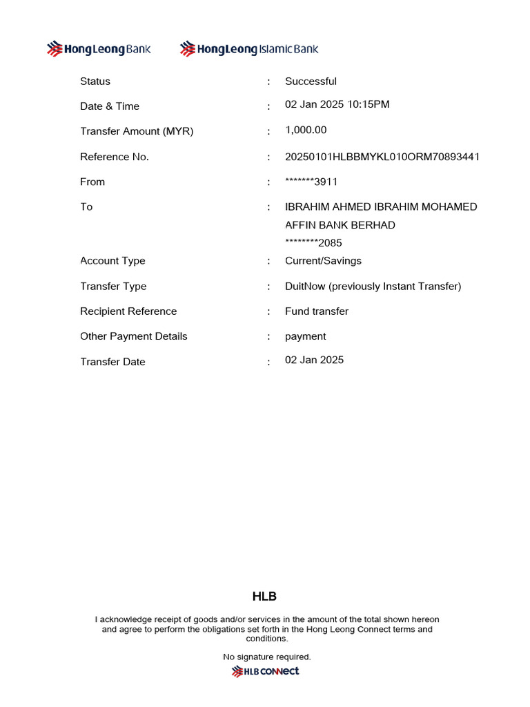HLB Receipt-2025-01-02 | PDF