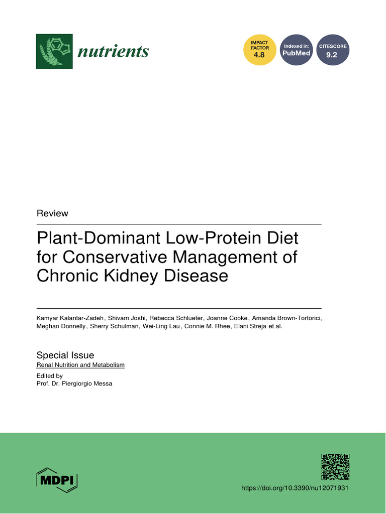 PLADO Diet | PDF | Chronic Kidney Disease | Dieting