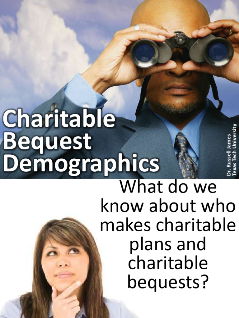 Charitable Bequest Demographics | PDF | Baby Boomers | Charitable ...