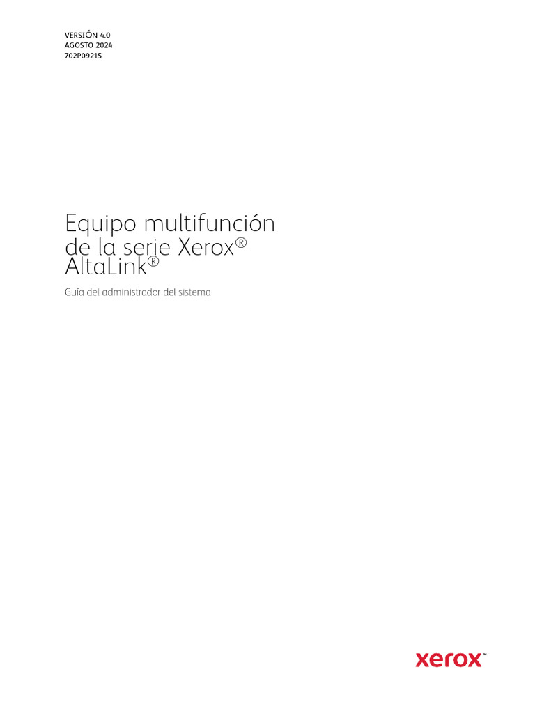 Xerox AltaLink series mfp sag es PDF Mac OS Ios