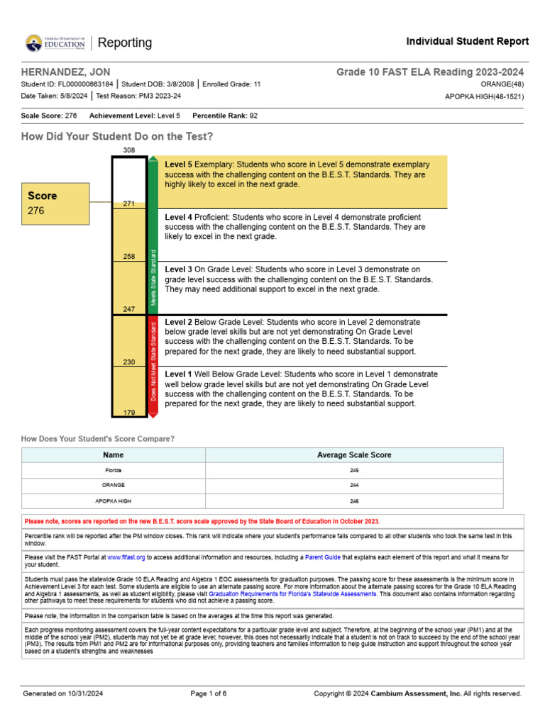 Grade 10 FAST ELA Reading | PDF | Essays | Genre