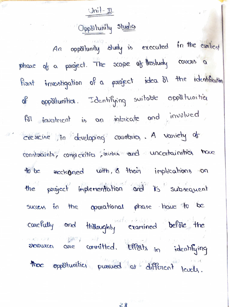 Project Management Unit 2 | PDF