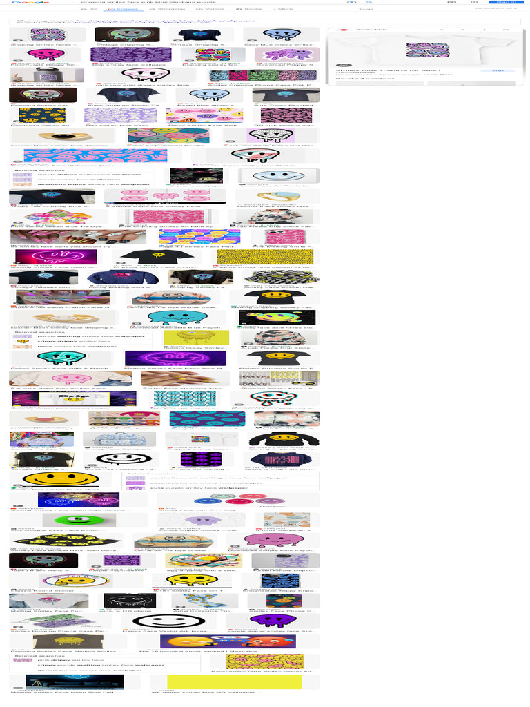 Dripping Smiley Face Pink Blue Blackand Purple - Google Search | PDF