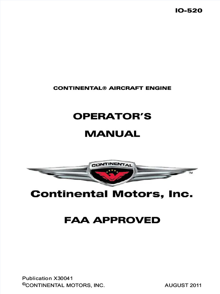 PDF 311463301 Continental Io 520 Manual PDFPDF - Compress | PDF ...