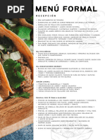 Menu Saona | PDF | pesto | Postres