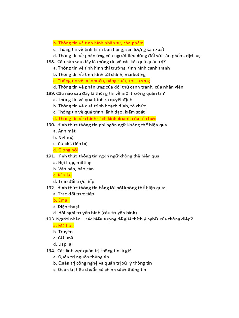 B. Thông Tin V Tình Hình Nhân S, S NPH M | PDF