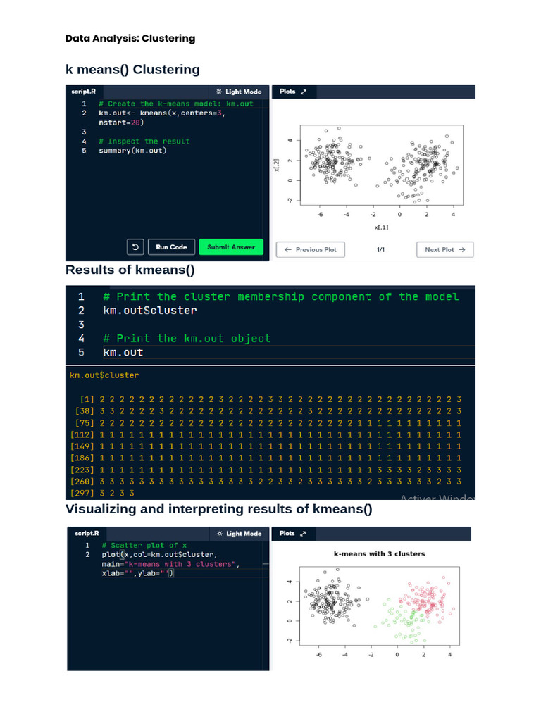 Data Analysis_ Clustering (1) | PDF | Cluster Analysis | Data Analysis