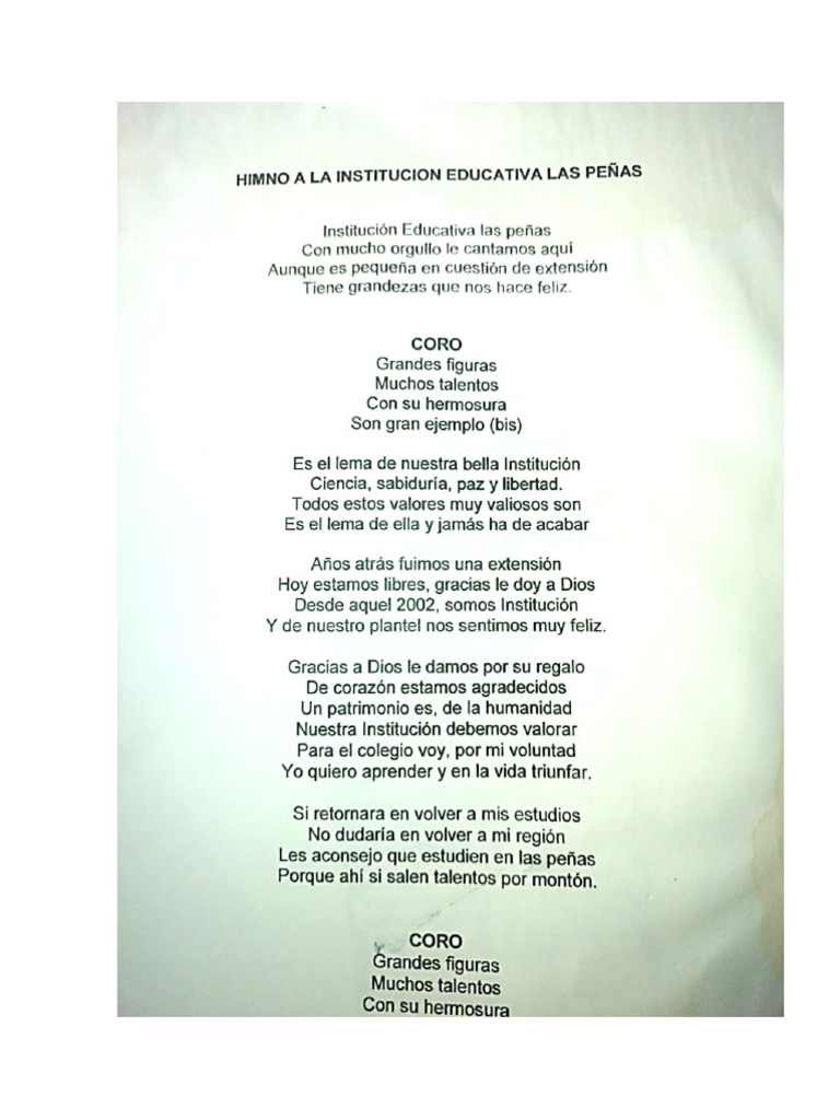 Himno Peñero | PDF