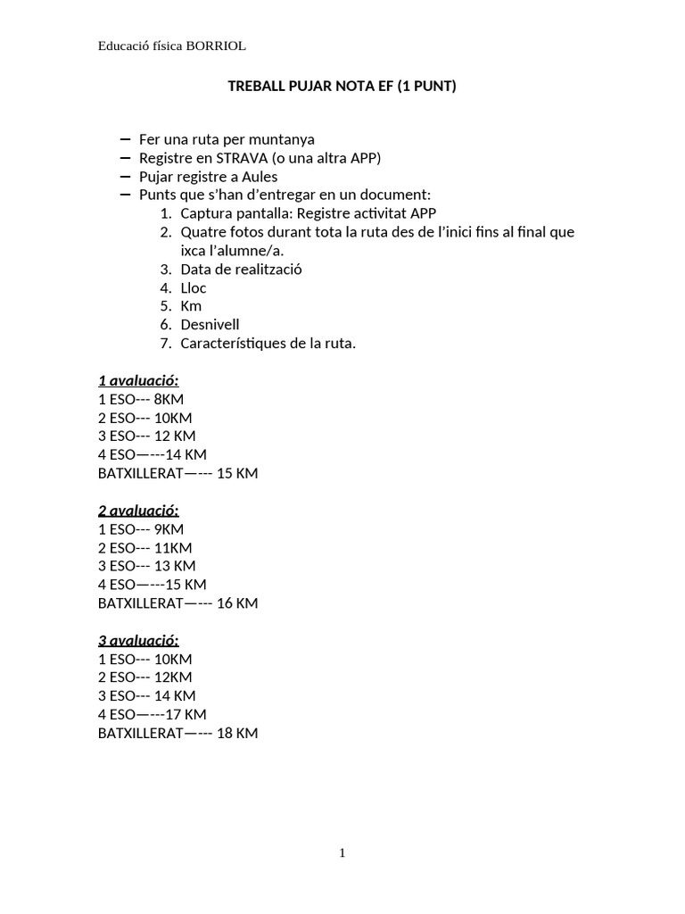 Treball Pujar Nota | PDF