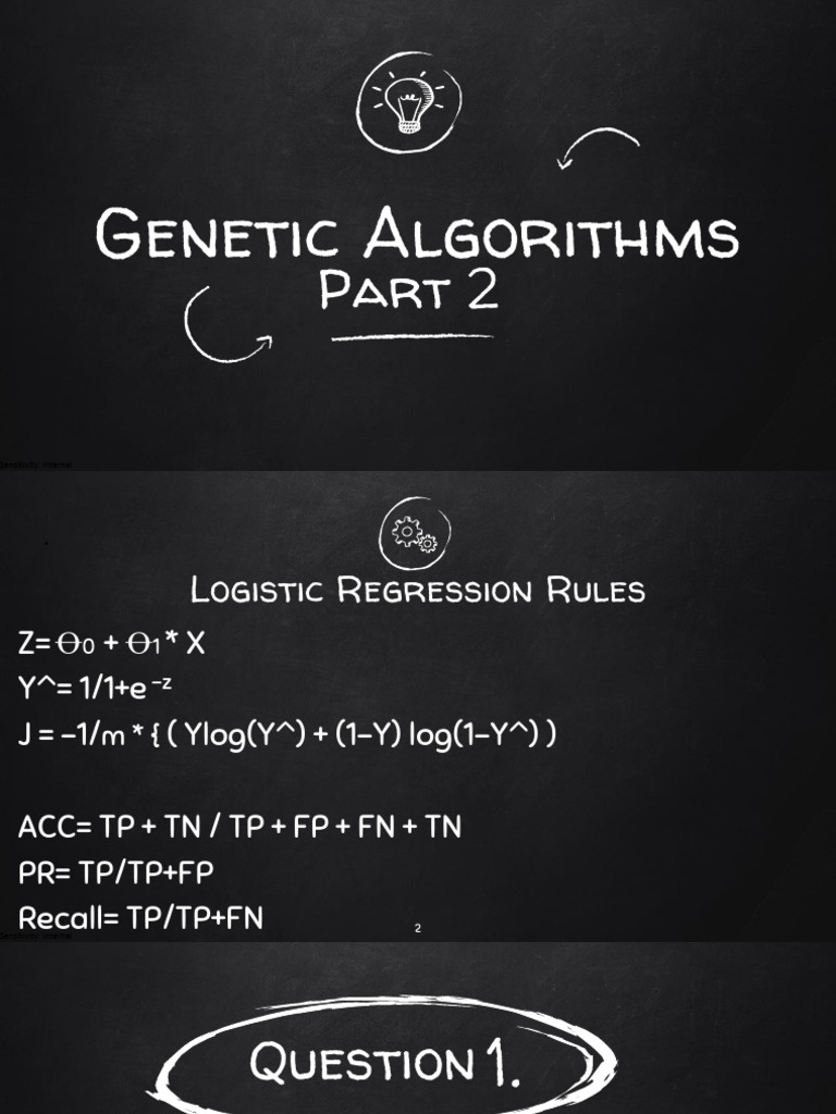 Genetic Algorithms - Part 2 | PDF | Sensitivity And Specificity | Descriptive Statistics