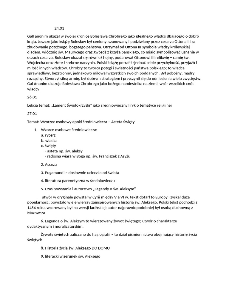 Polski Notatka Zdalne | PDF