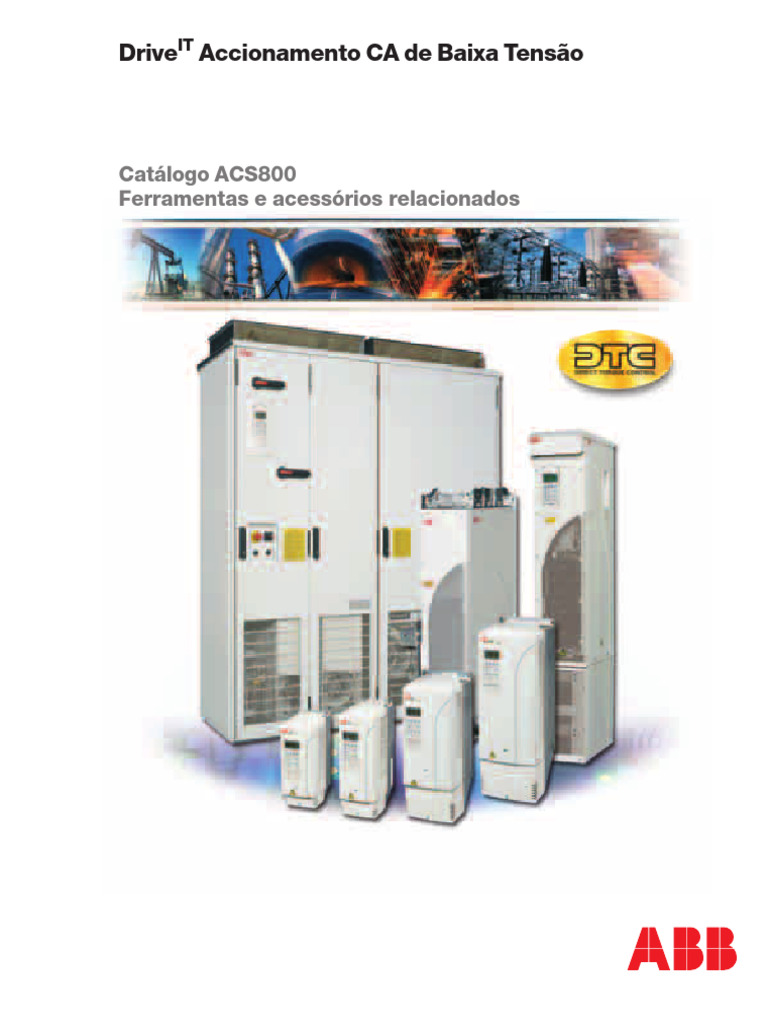 ACS800 Catalogo (PT) | PDF | Automação | Engenharia de Controle