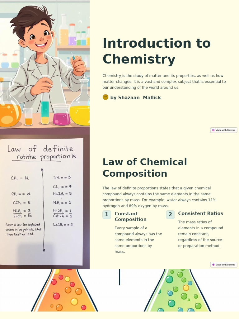 Introduction to Chemistry | PDF | Chemistry | Chemical Compounds