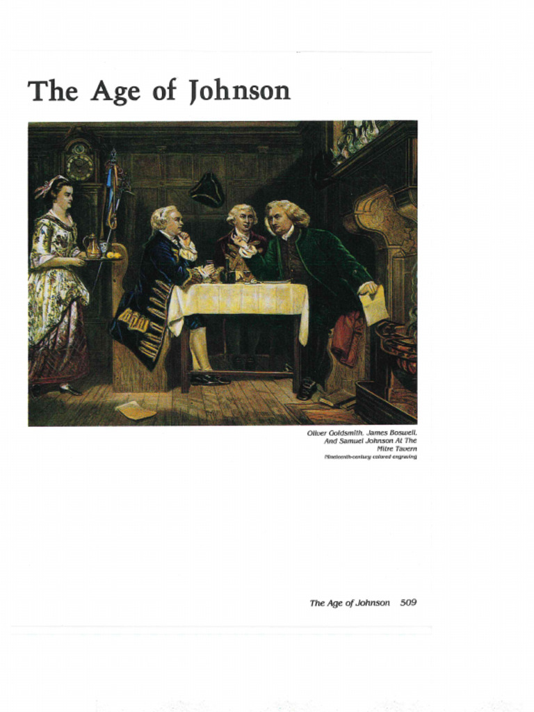 Prentice Hall British Tradition Age of Johnson | PDF