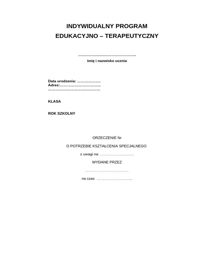 IPET Szkoła Wzór | PDF