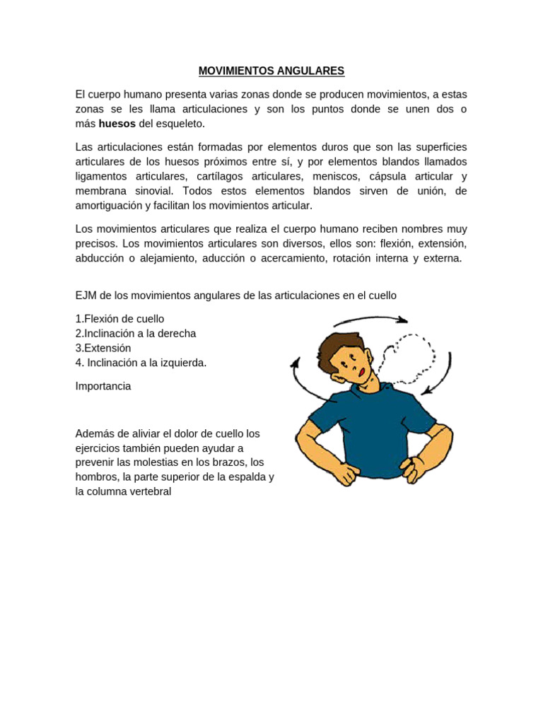 Movimientos Angulares | PDF