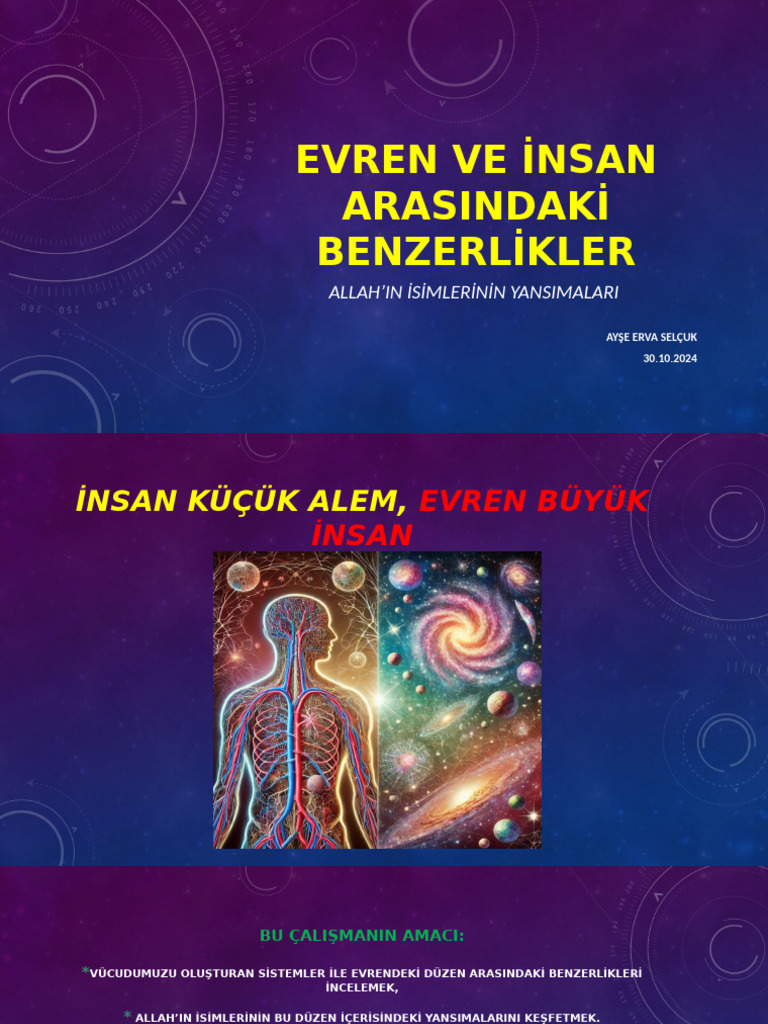 Evren Ve Insan Arasındaki Benzerlikler | PDF