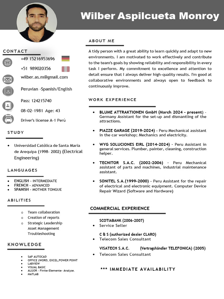 Engineering & Tech Professional Profile | PDF | Engineering | Computing