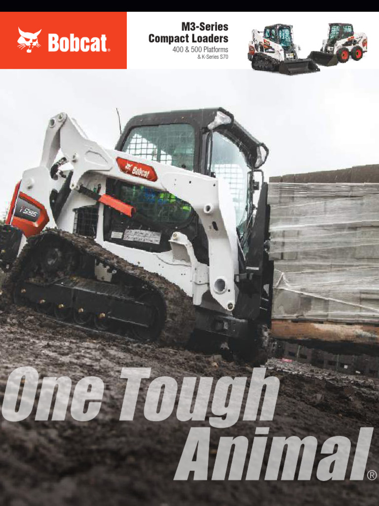 Bobcat M3-Series Loaders Brochure | PDF | Loader (Equipment) | Elevator