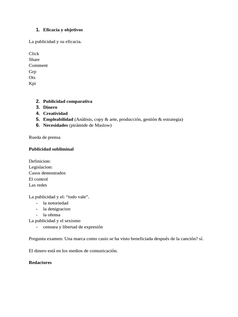 Apunts | PDF | Publicidad | Marca