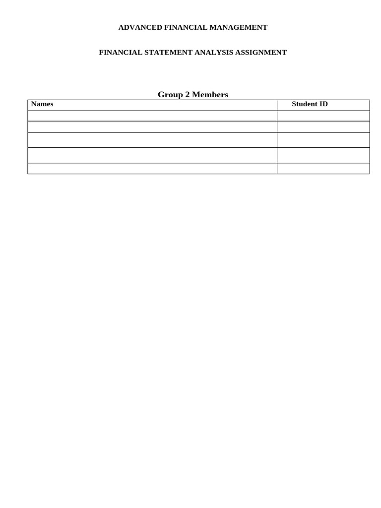 Financial Statement Analysis Guide | PDF | Equity (Finance) | Retained Earnings