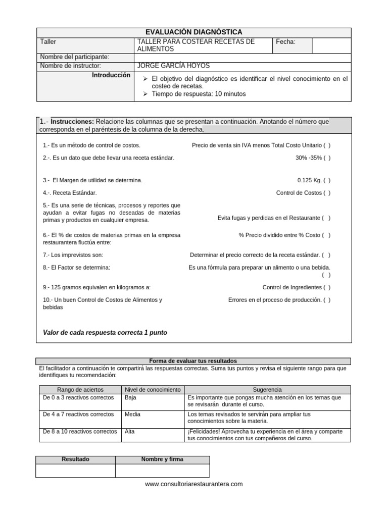 Evaluación Diagnóstico para Resolver en 10 Minutos y Enviar | PDF