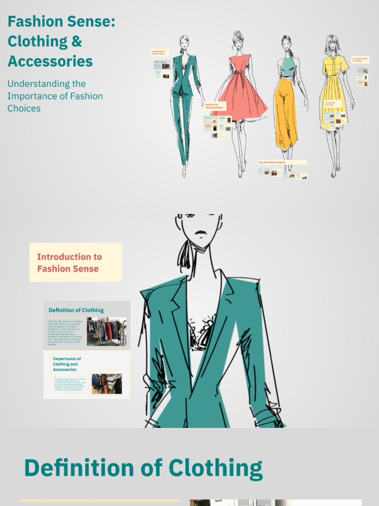 Unit 5 - Fashion Sense - Clothing and Accessories Grade 7 | PDF
